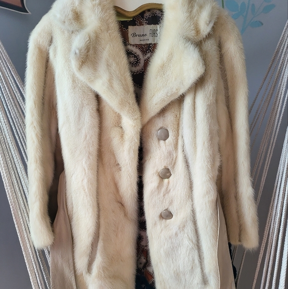 Jackets & Coats | Pollack Furs Vintage 196s Mink Fur Coat Waist Length ...